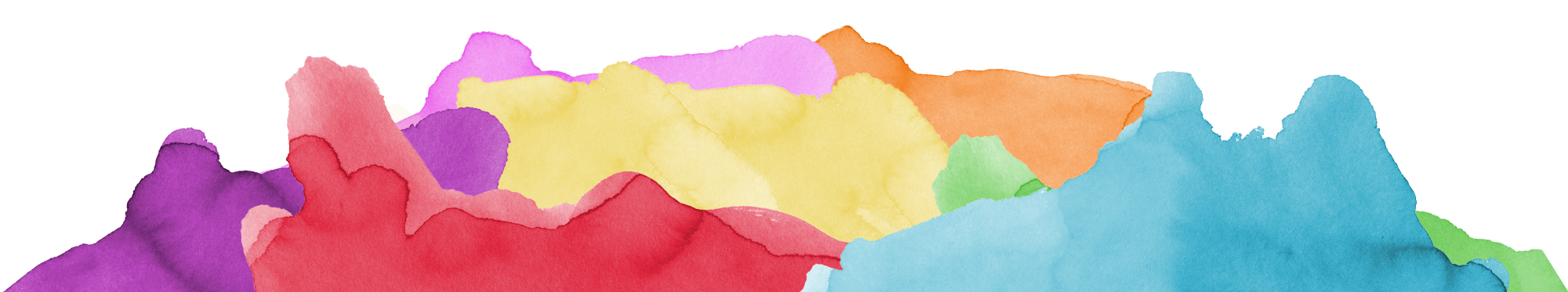 Laura Hollick | rainbow-watercolors-bottom-edge
